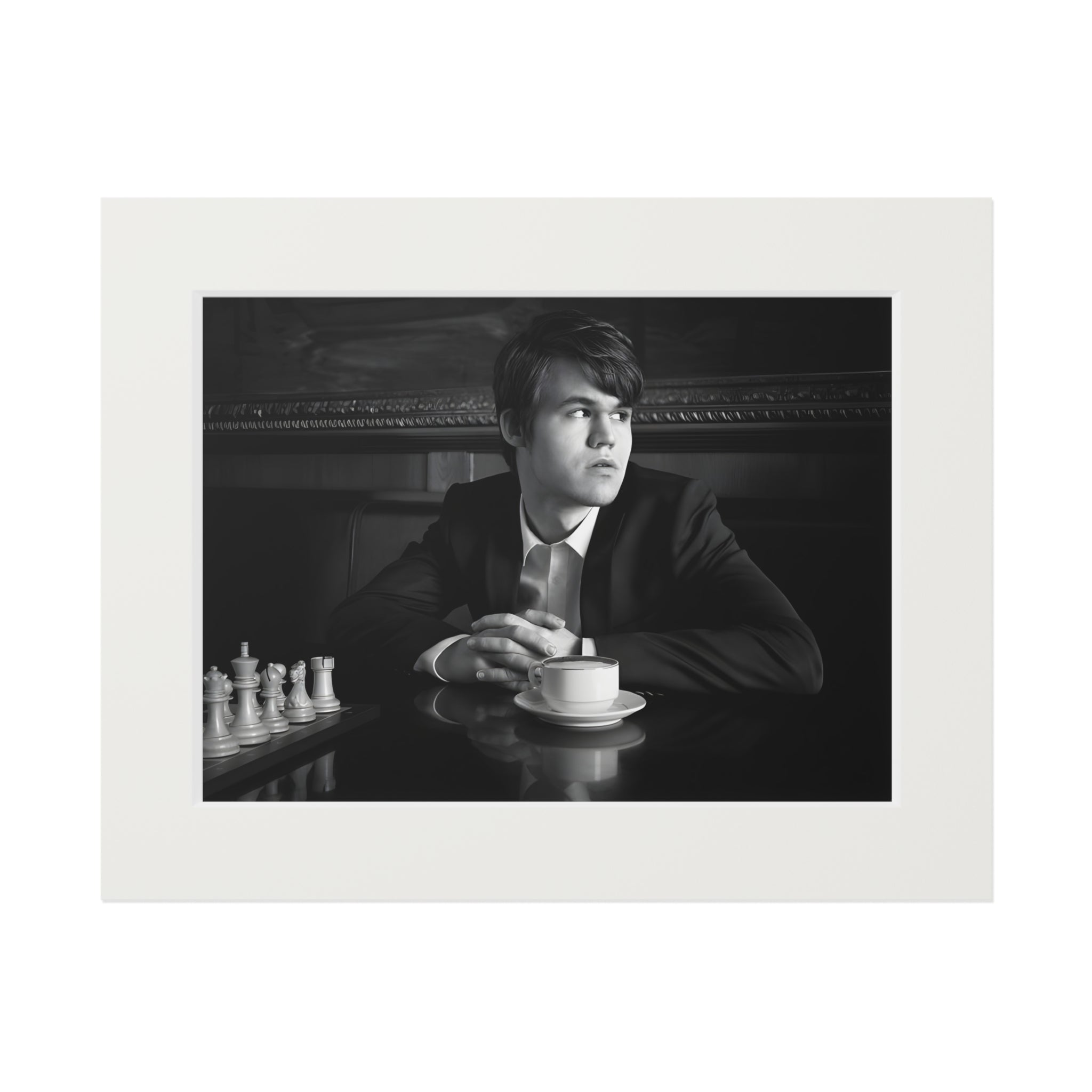 Magnus Carlsen, Aesthetic Landscape Poster – Pawnziani